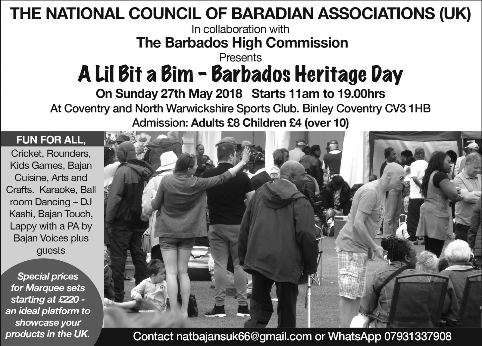 Soca Events - A Lil Bit of Bim - Barbados Heritage Day
