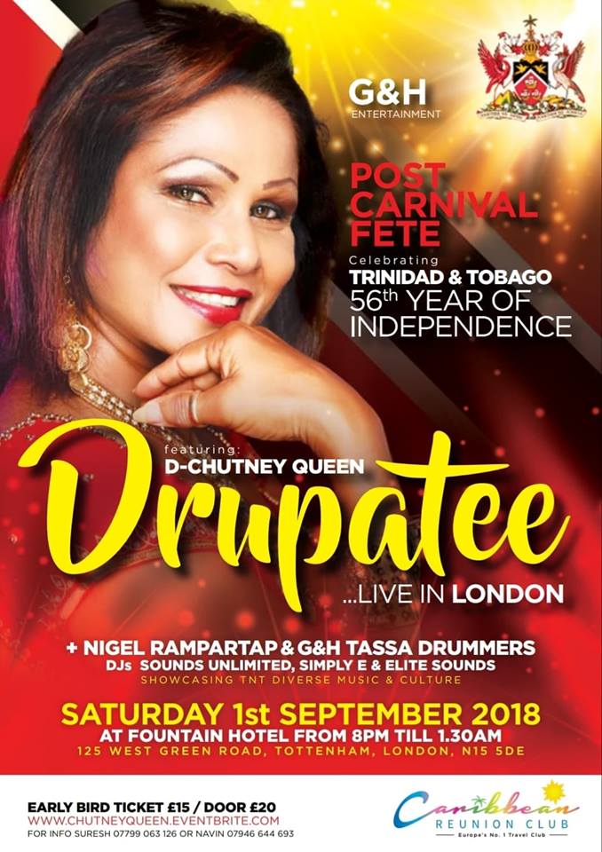 Soca Events - Post Carnival Fete Feat. Drupatee