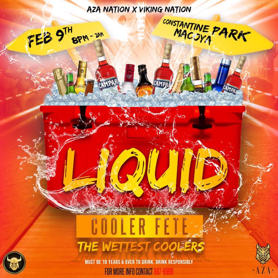 Soca Events - LIQUID Cooler Fete