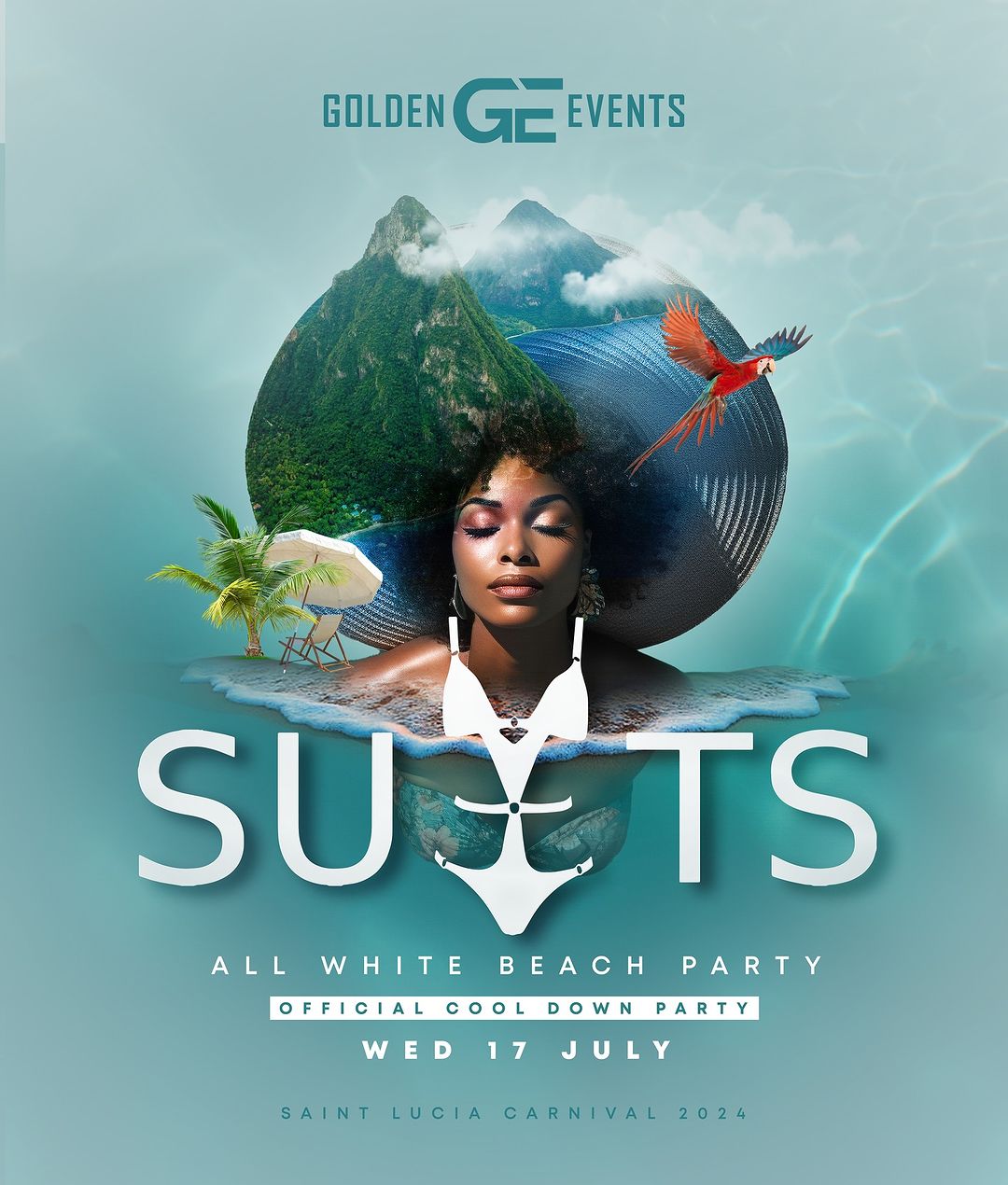 Soca Events - Suits - All White Beach Party