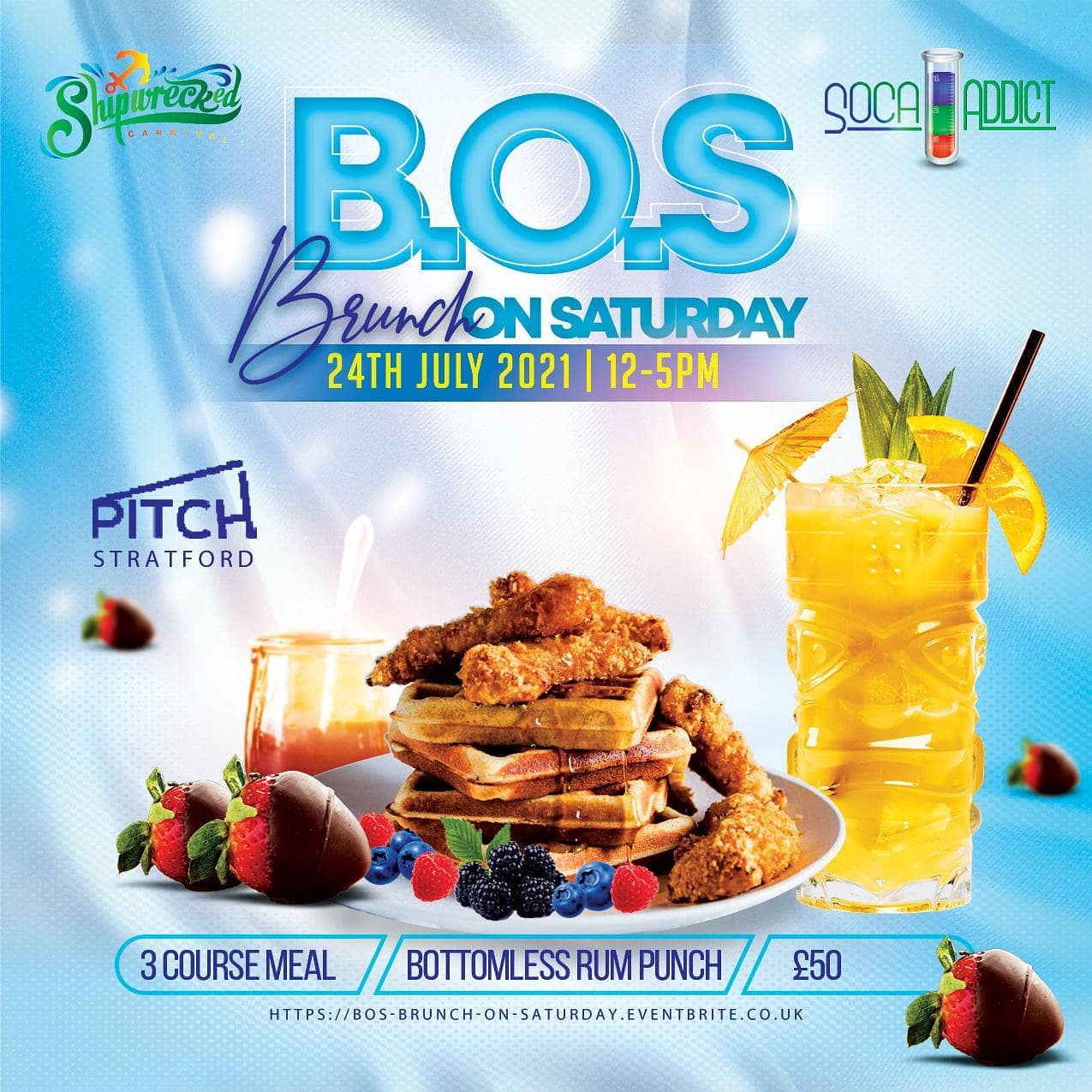 Soca Events - B.O.S (Brunch On Saturday)
