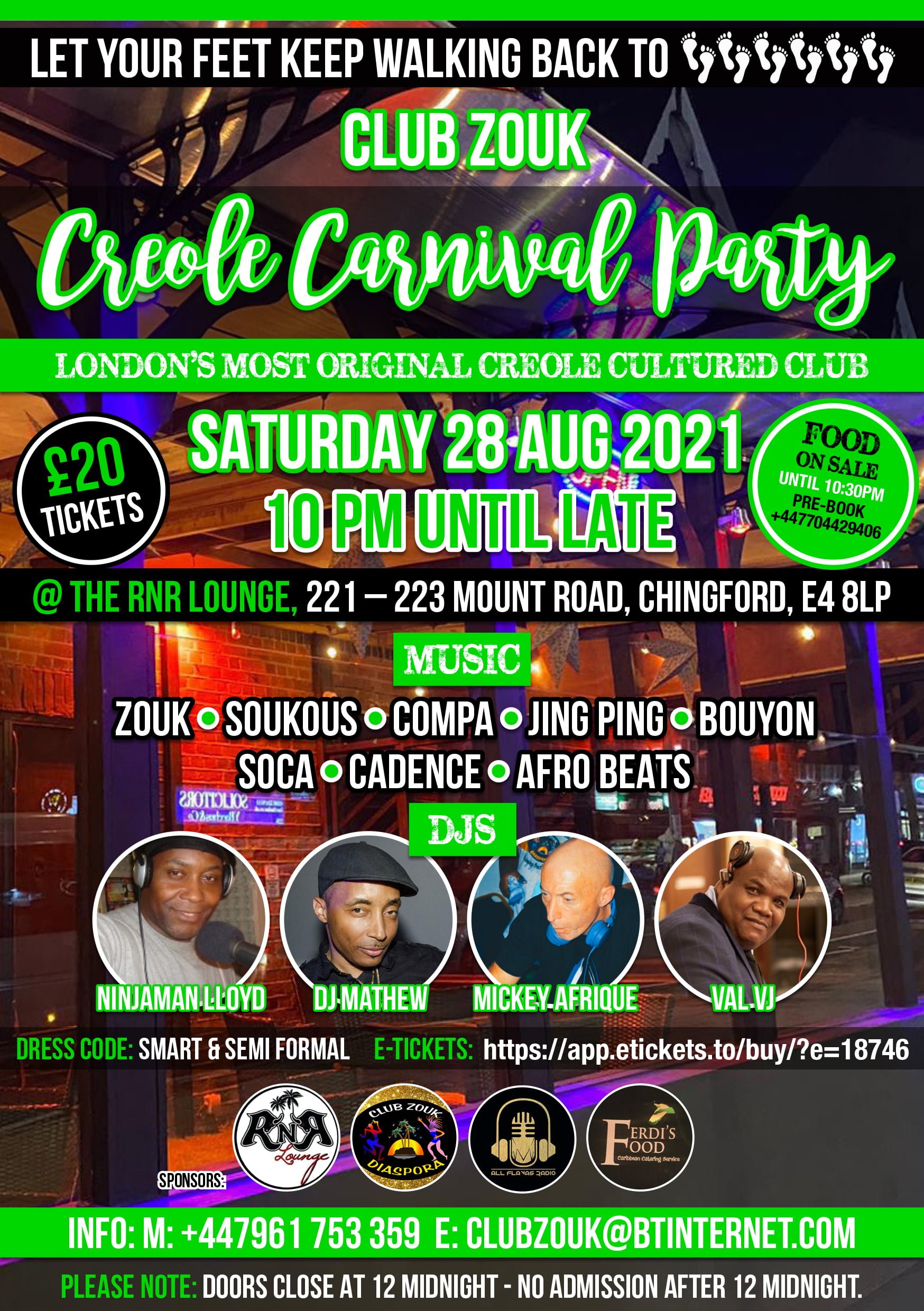 Soca Events - Creole Carnival Party