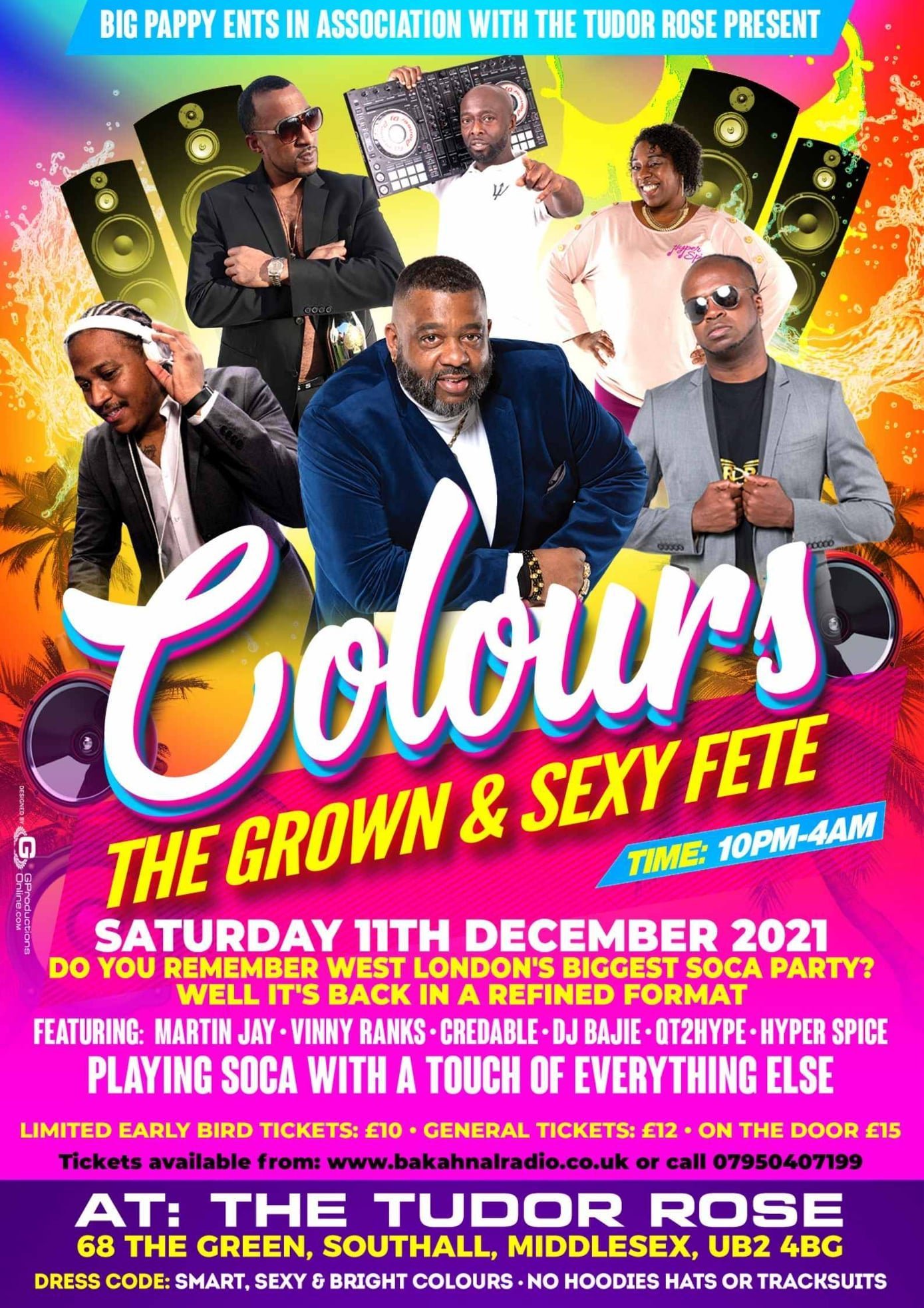 Soca Events - Colours - The Grown & Sexy Fete