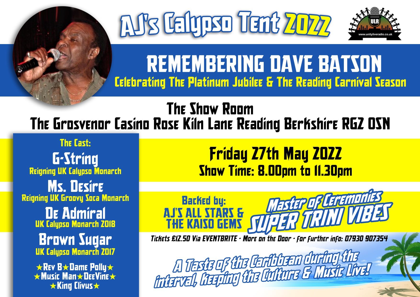 Soca Events - AJs Calypso Tent