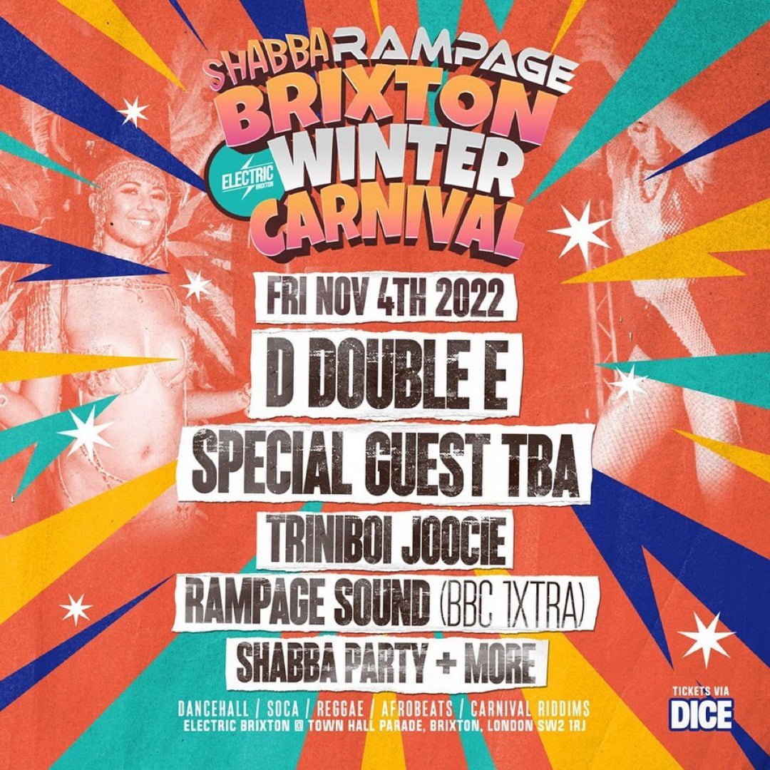 Soca Events - Brixton Winter Carnival