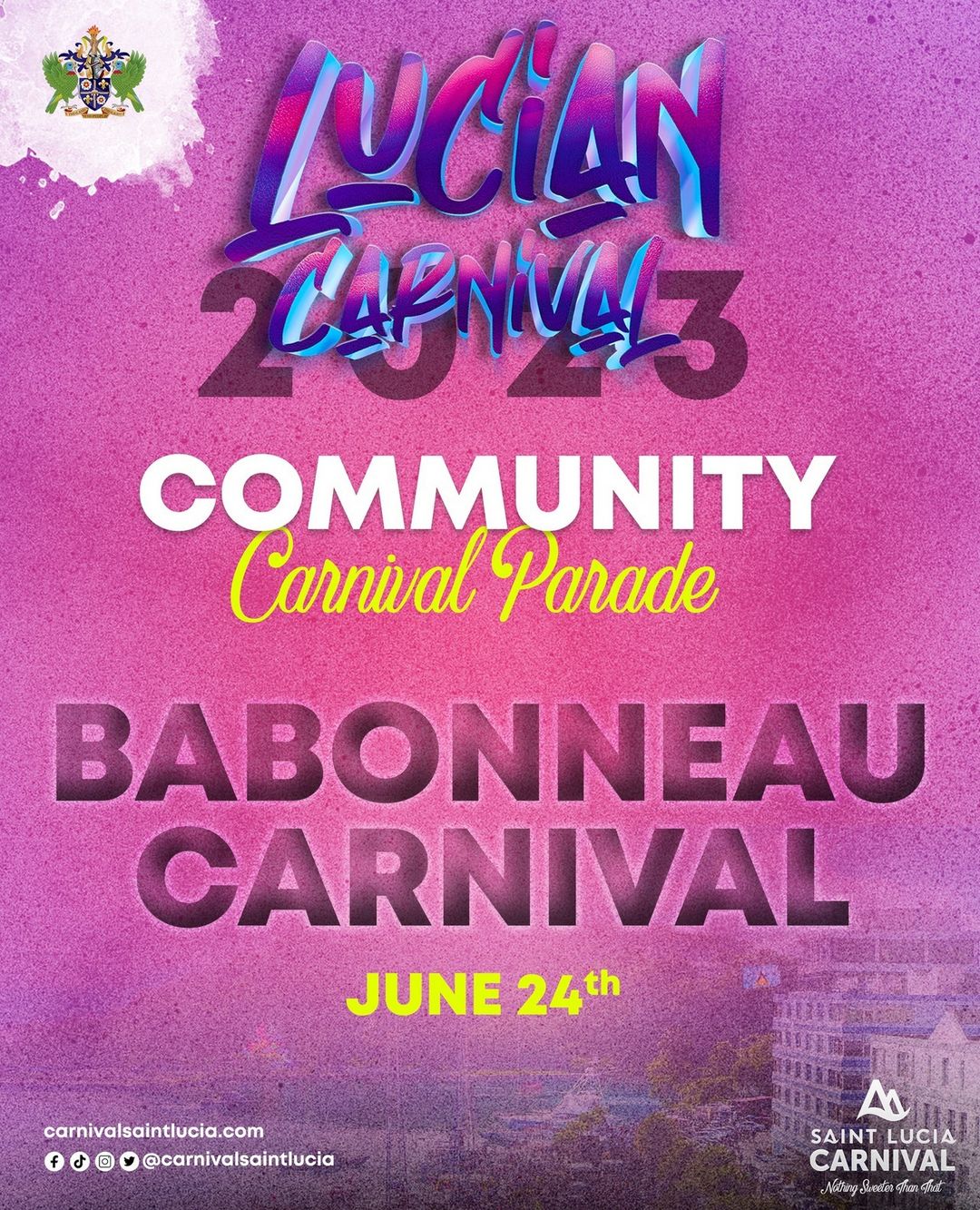 Soca Events - Babonneau Carnival - St. Lucia Community Carnival Parade