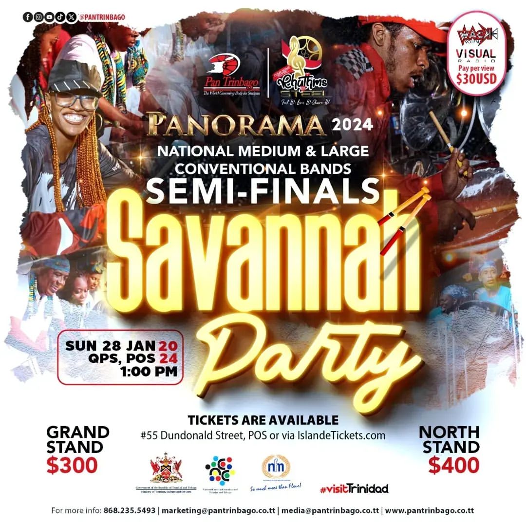 Soca Events - National Panorama Semi-Finals (Medium & Large)