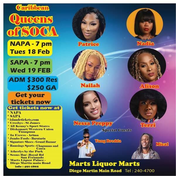 Soca Events - Queens of Soca