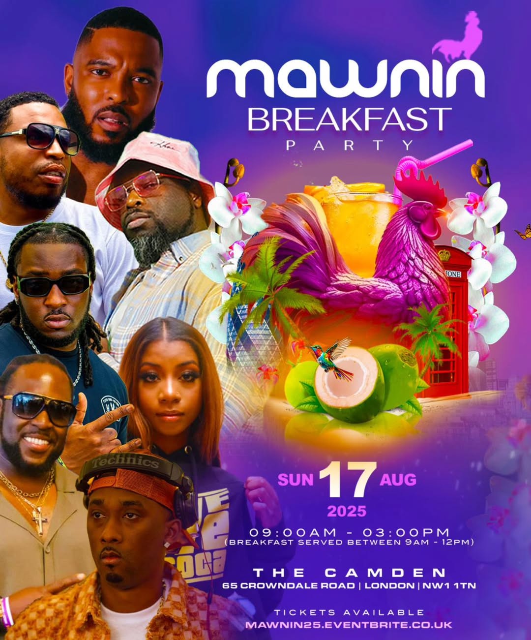 Soca Events - Mawnin Breakfast Party