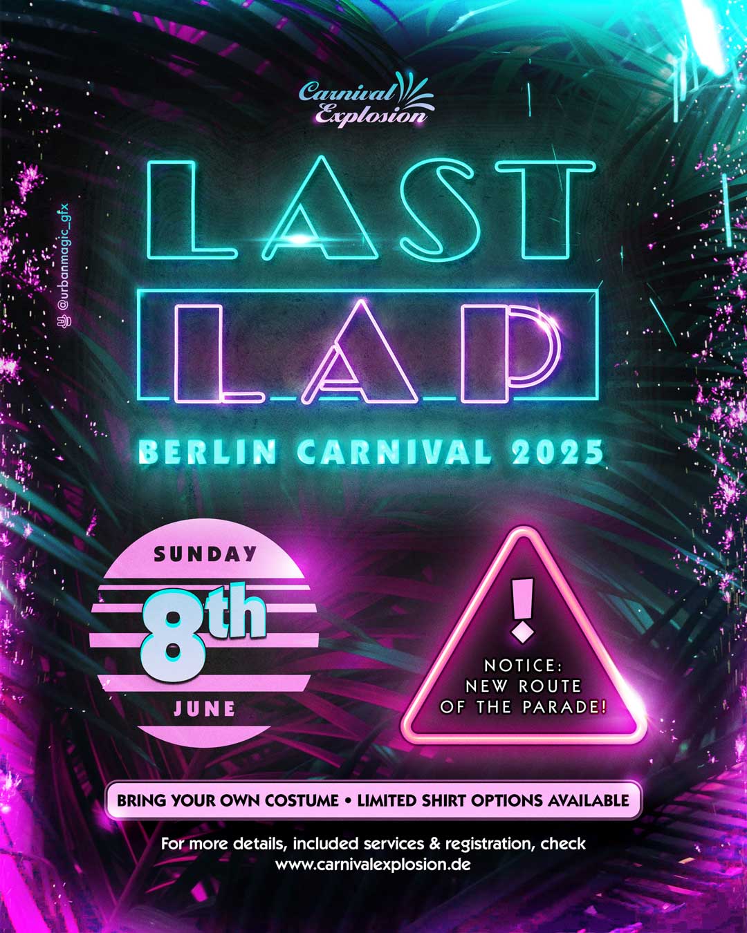 Soca Events - Berlin Carnival 2025 - Last Lap
