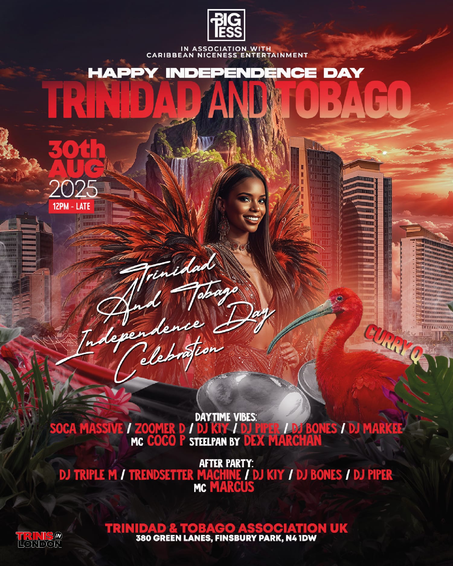 Soca Events - Happy Independence Day - Trinidad & Tobago