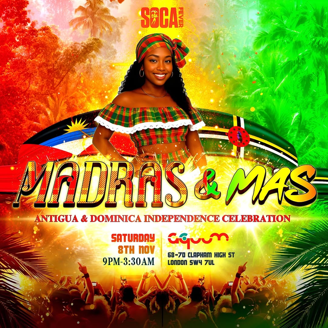 Soca Events - Madras & Mas: Antigua and Dominica Independence Celebration