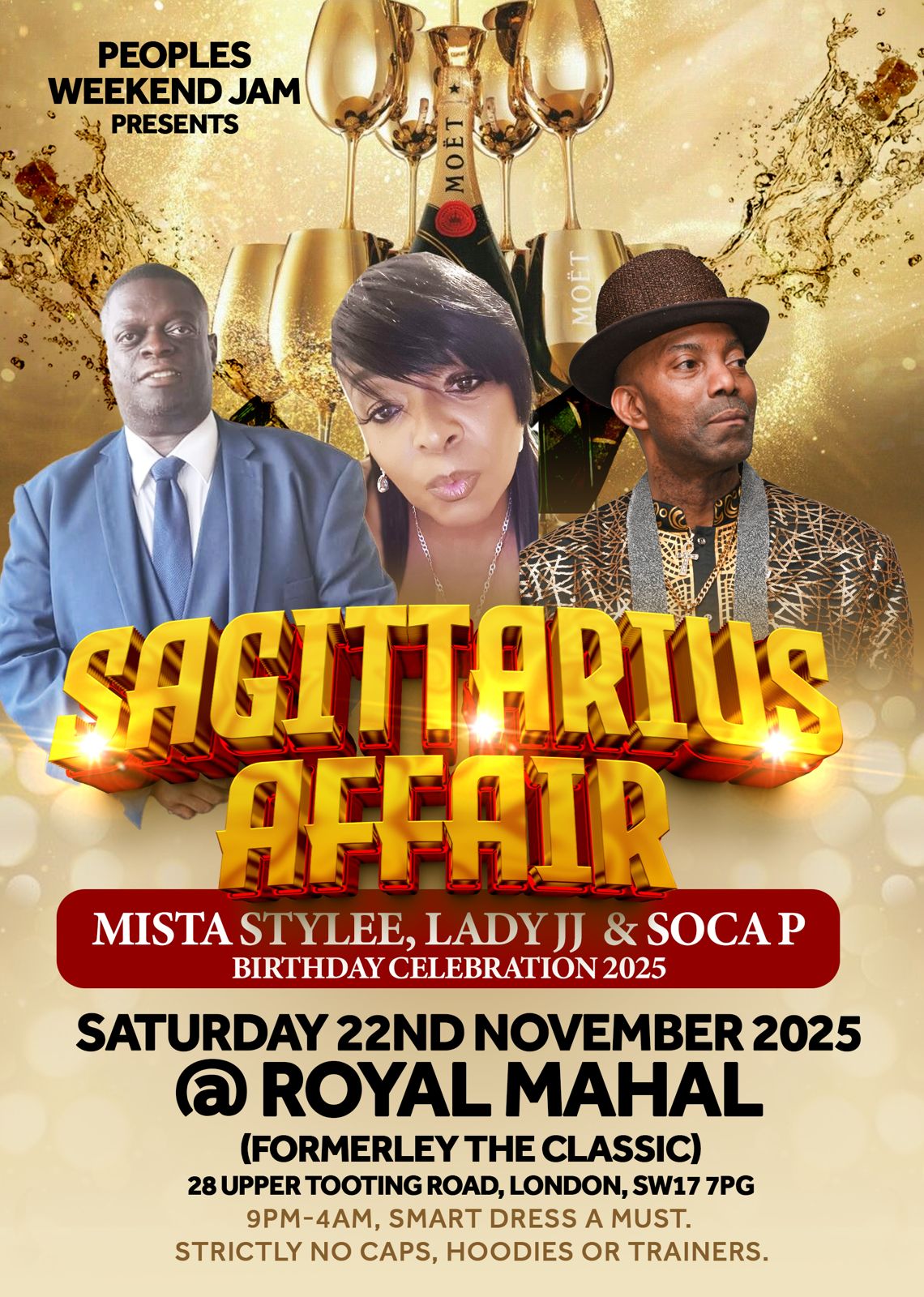 Soca Events - The Sagittarius Affair - Mista Stylee, Lady JJ & Soca PhD ...