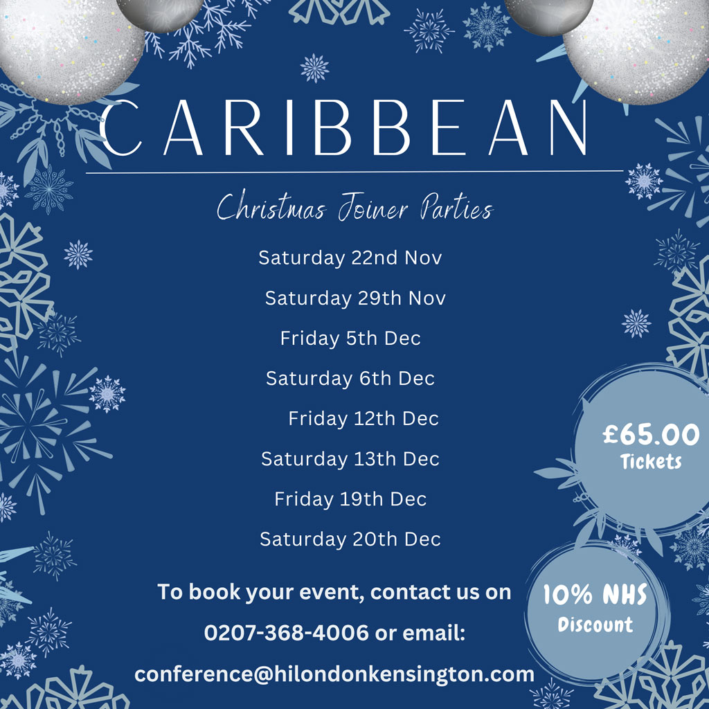 Soca Events - Caribbean Experience - Christmas Joiner Parties