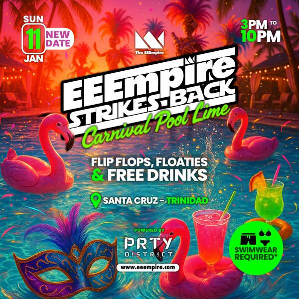 Soca Events - EEEmpire Strikes Back - Pool Lime