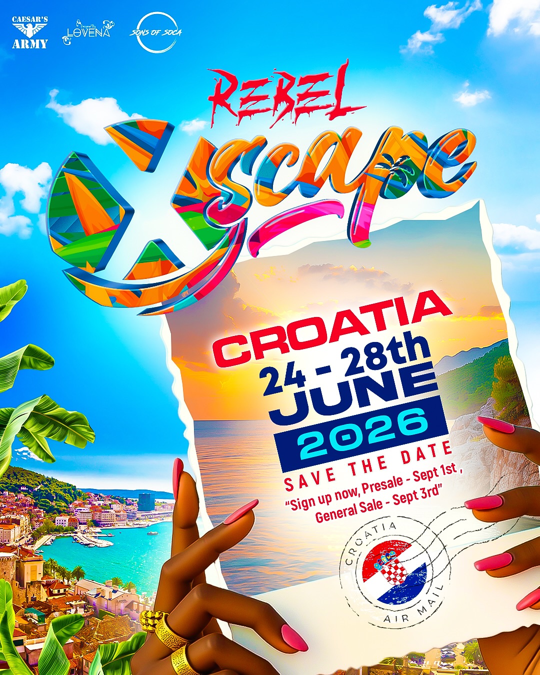 Soca Events - Rebel Escape