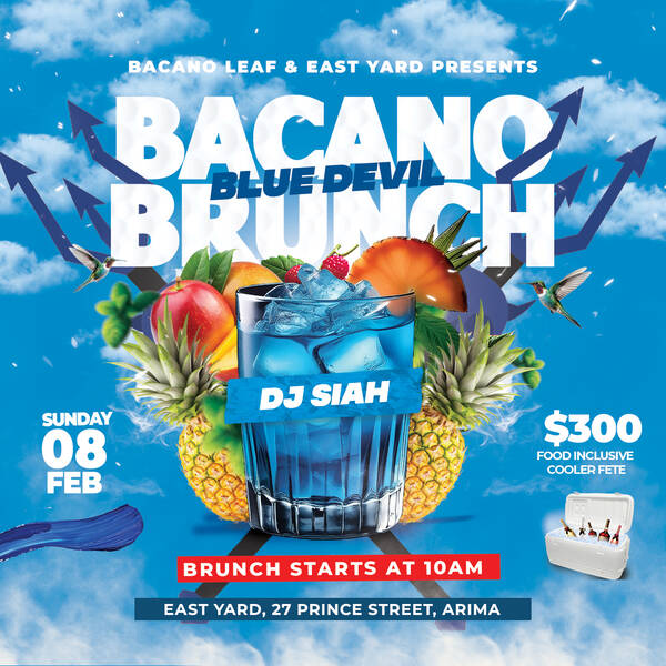 Soca Events - Bacano Brunch - Blue Devil