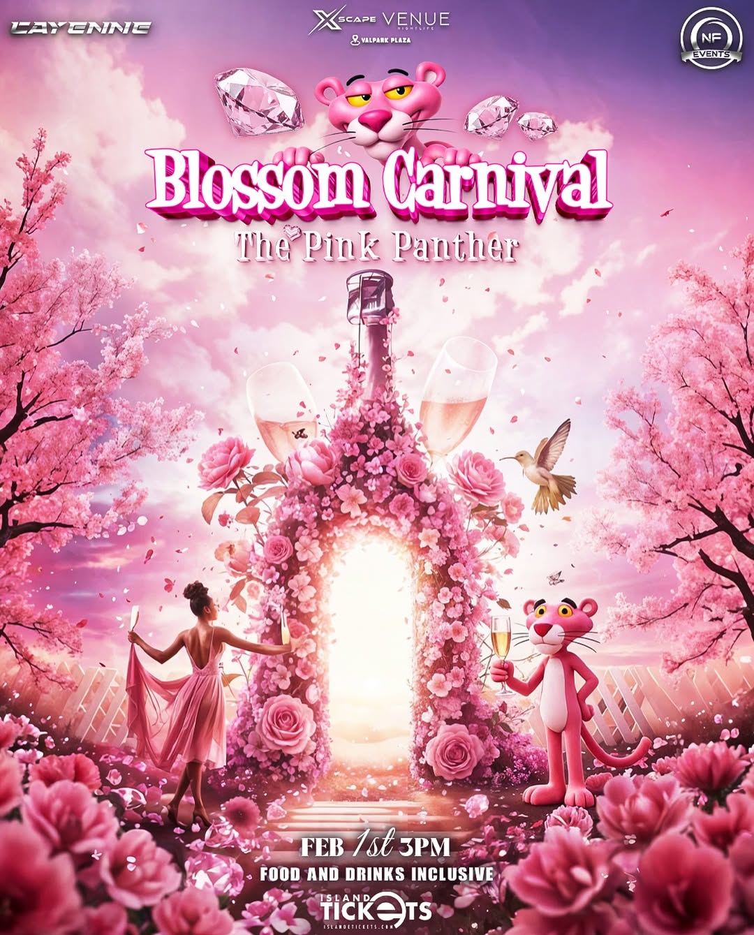 Soca Events - Blossom Carnival ‘The Pink Panther'