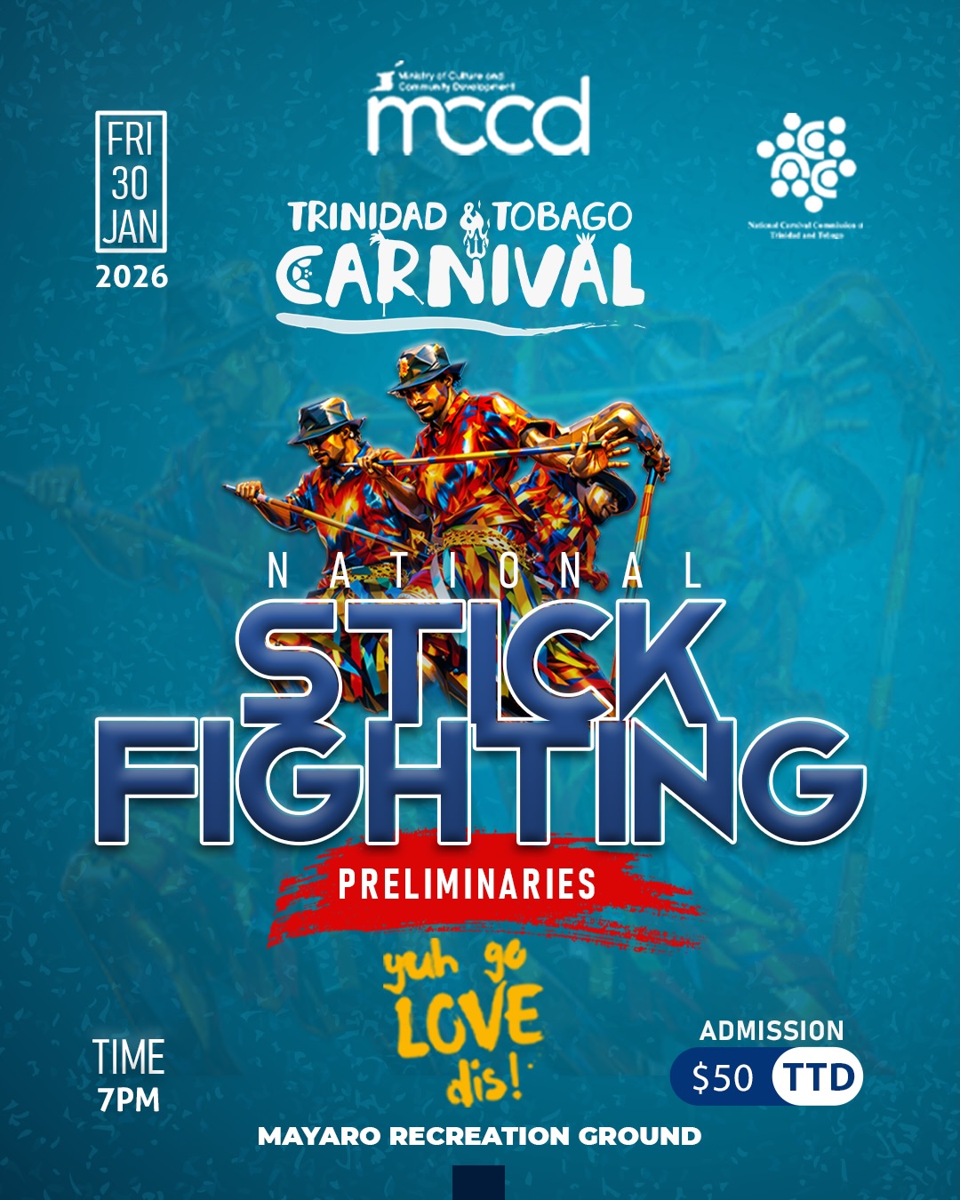 Soca Events - National Carnival - Stick Fighting Prelims